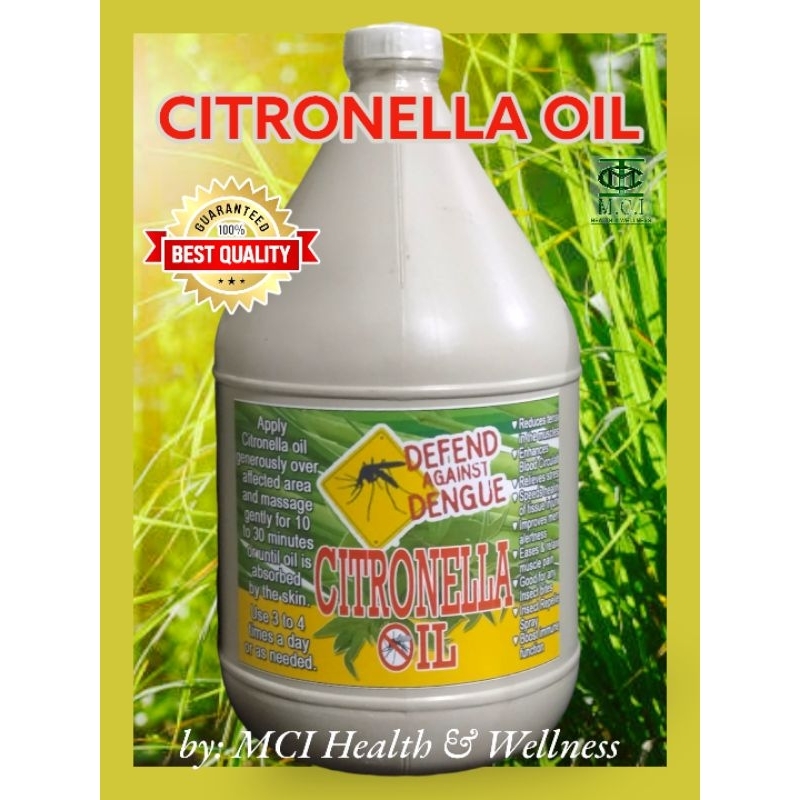 1 GALLON CITRONELLA OIL (by: MCI HEALTH & WELLNESS) MASSAGE OIL ...