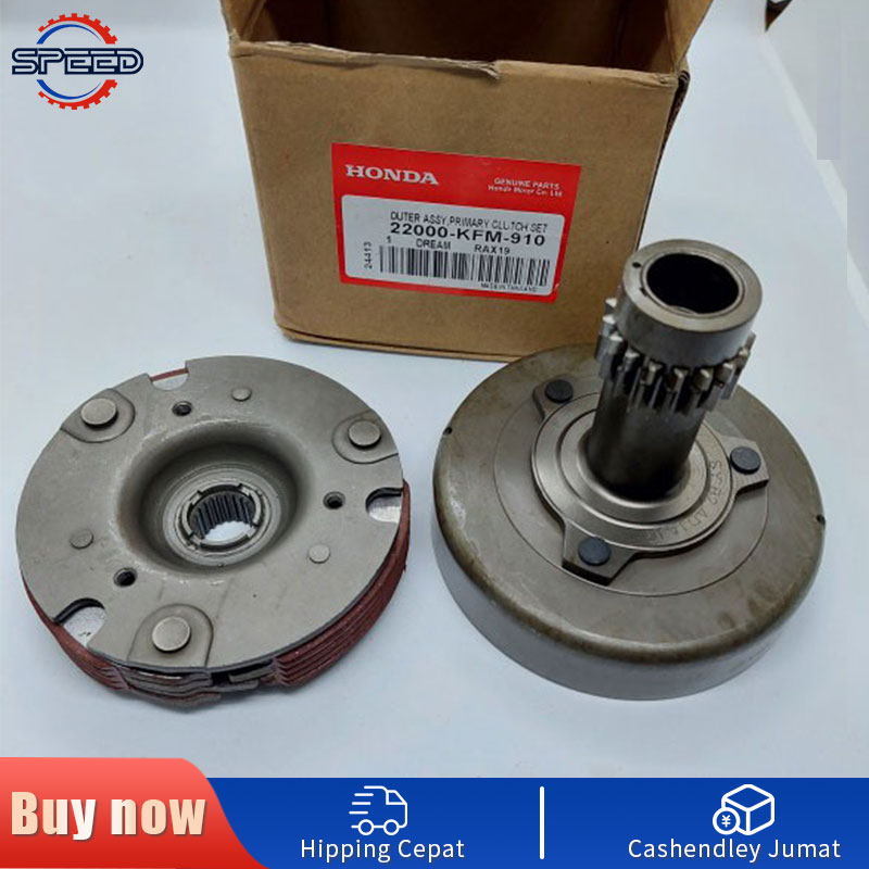 CNC Power Primary Clutch Assy Honda XRM110 / WAVE100 / WAVE110 /T100 ...