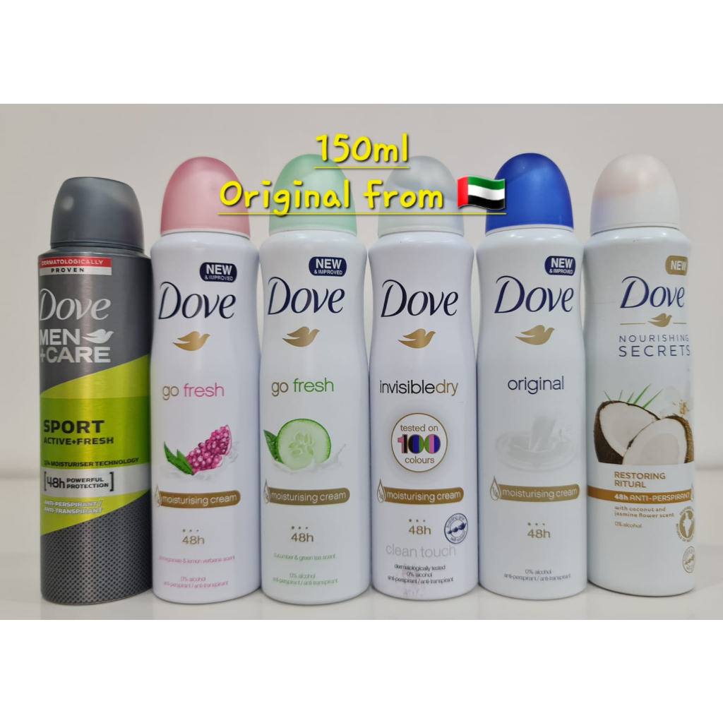 DOVE GO FRESH ANTI-PERSPIRANT DEODORANT FOR MEN AND WOMEN | Shopee ...