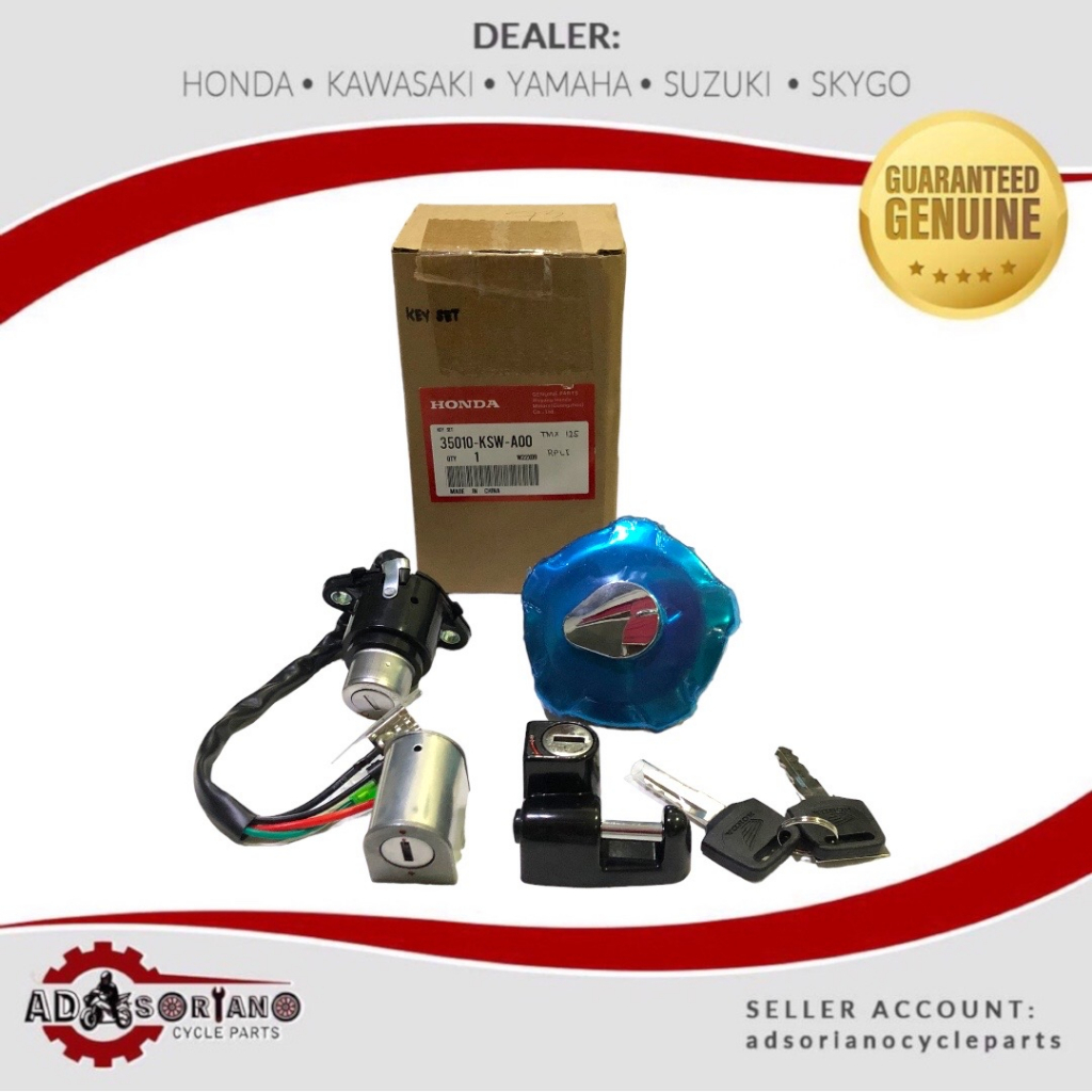 HONDA TMX125 ALPHA IGNITION SWITCH SET 4N1 35010-KSW-A00 | Shopee ...