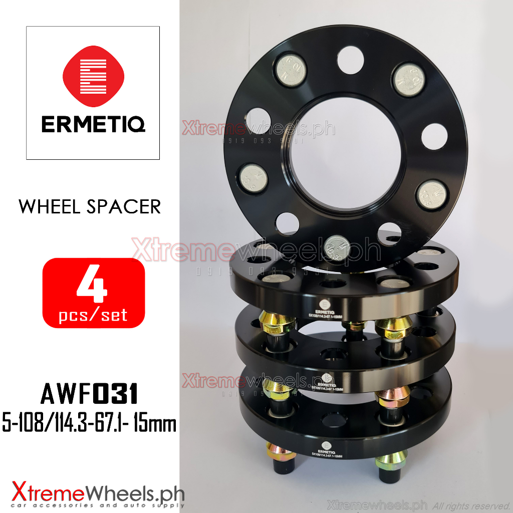 5x108 Convert 5x114.3 67.1 15MM ALUMINUM WHEEL SPACER HEAVY DUTY ...