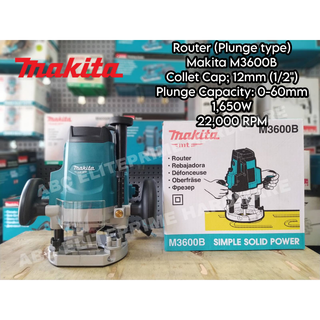 MAKITA M3602B Router (Plunge type) Collet: 1/2" | Shopee Philippines