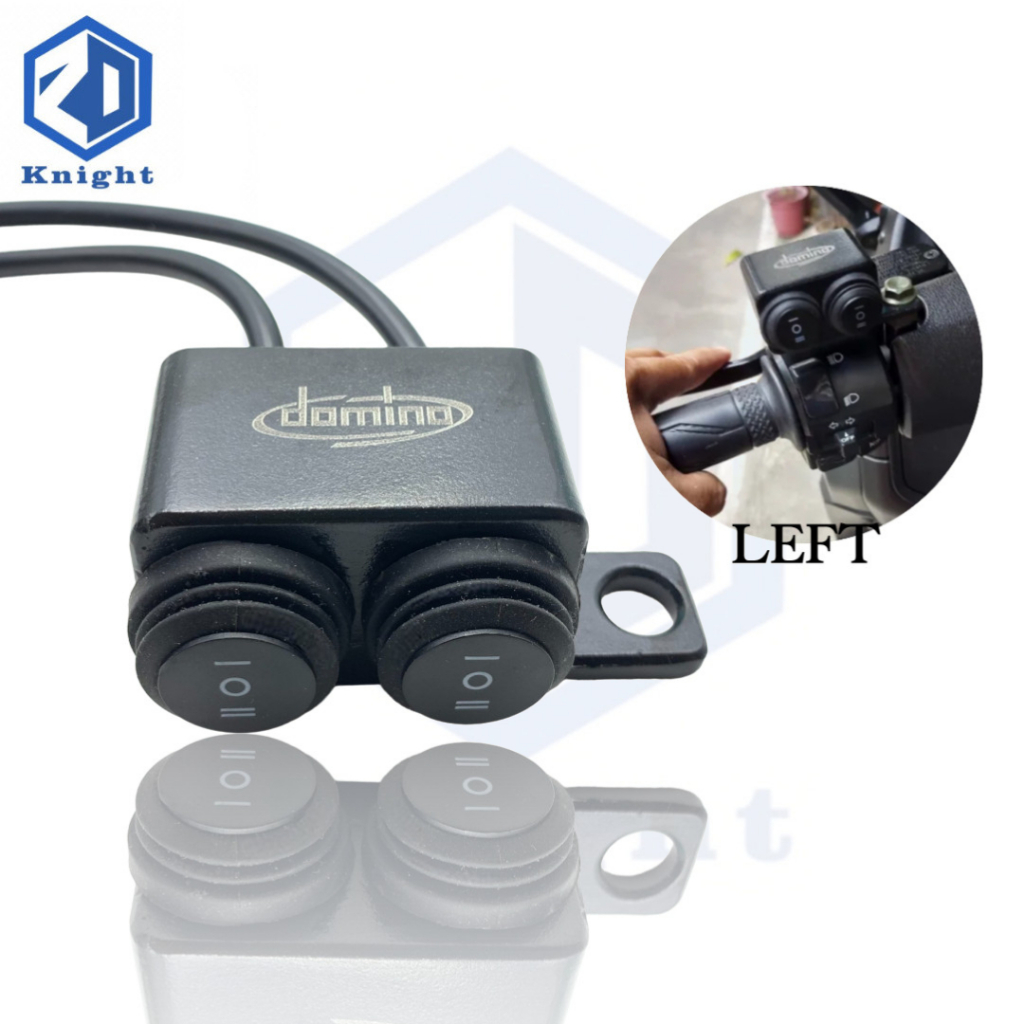 Knight Motorcycle Domino Dual Mini Driving Light Switch 3 Way Switch ... Knight Motorcycle Domino Dual Mini Driving Light Switch 3 Way Switch ...