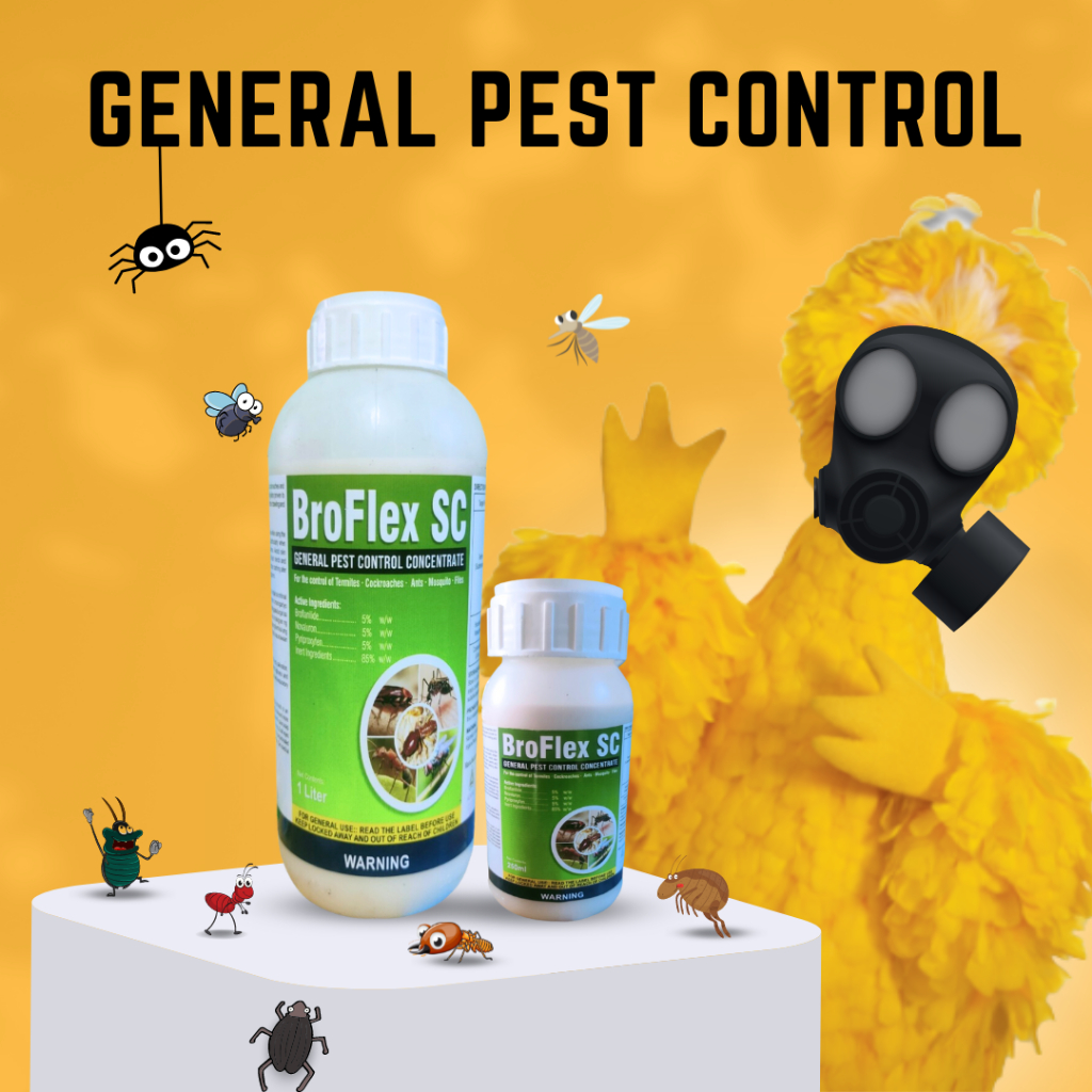 BroFlex SC | Broflanilide | Novaluron | Pyriproxyfen | General Pest & Termite Control | Shopee ...