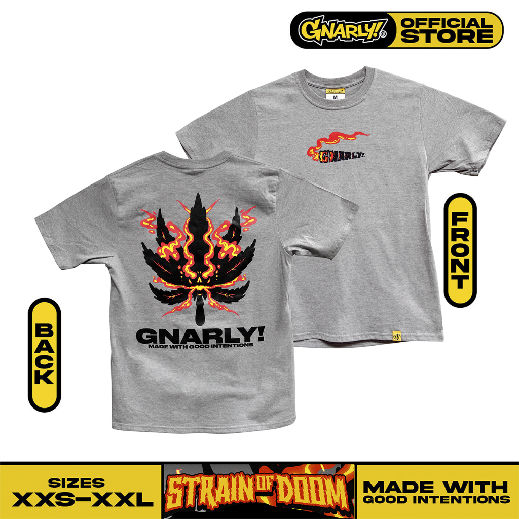 Gnarly! Strain of Doom Tee | Shopee Philippines