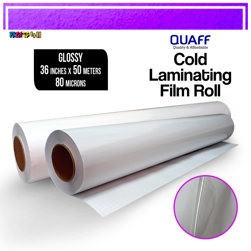 Photo Top Roll Cold Laminating Film Glossy 36 Inches X 50meters ...