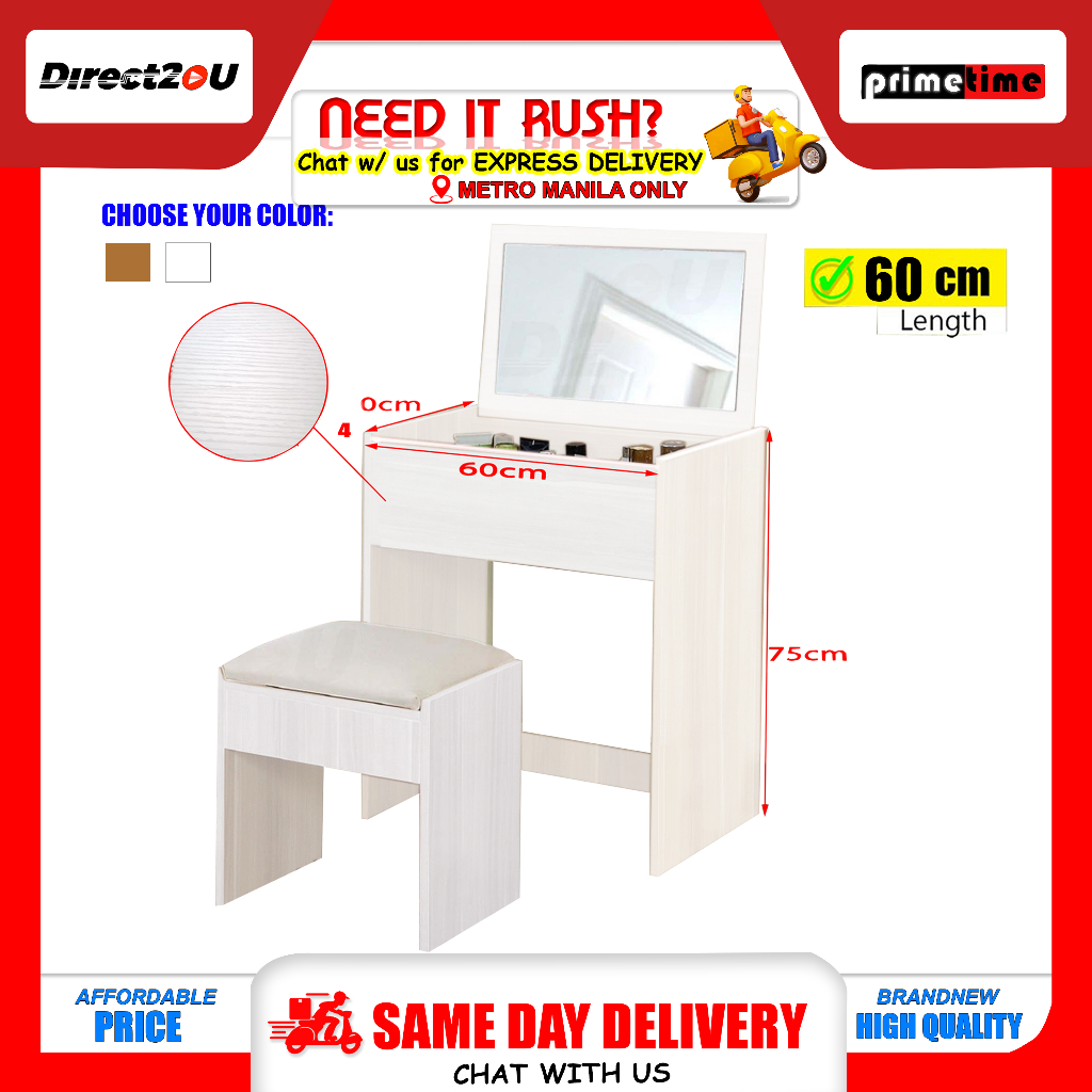 Primetime Cute Combo Dressing - Computer Table with Stool - vanity ...