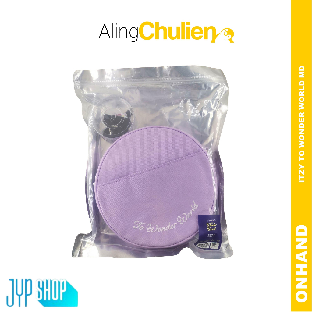 ITZY 2nd Fan Meeting Official MD TO WONDER WORLD Light ring Bag JYP ...