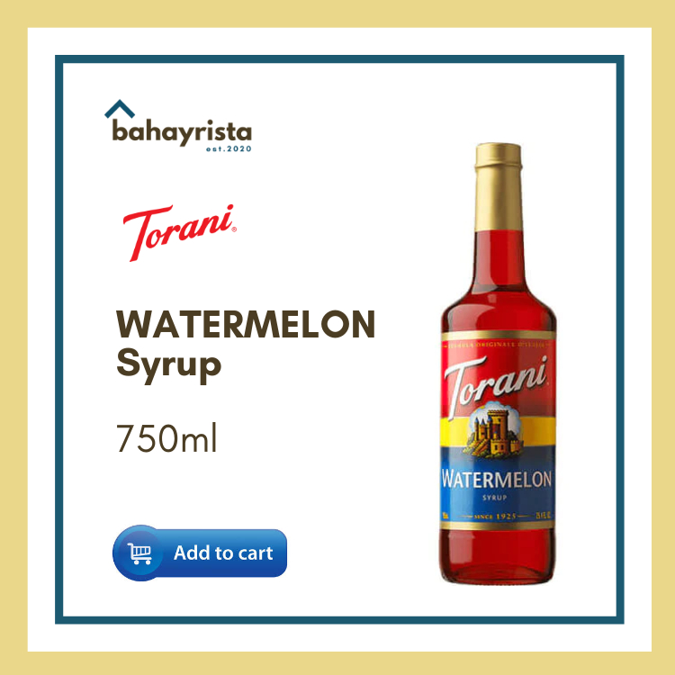 Torani Watermelon Syrup 750ml | Shopee Philippines