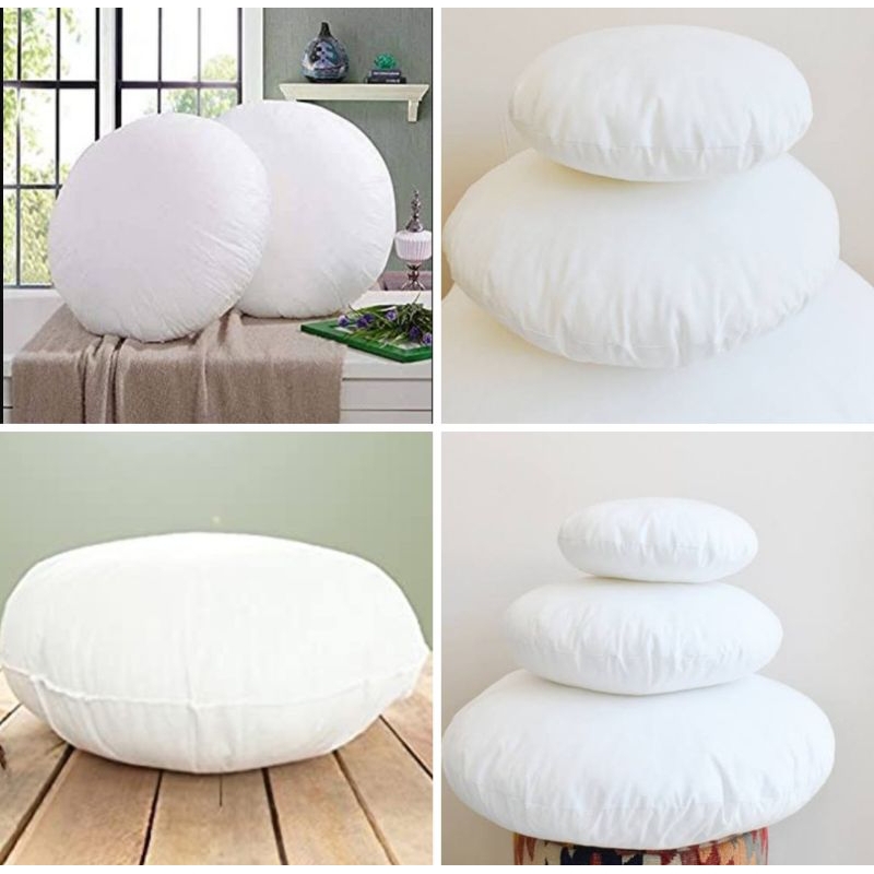 Plain Round Pillow*Multi-colors--10/12/14/16/18/20/22 inches diameter ...