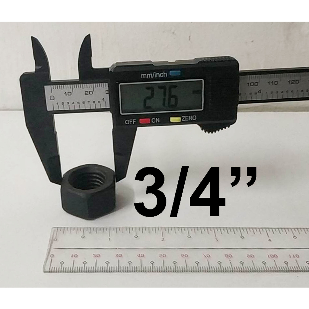 HT NUT 3/4" HI TENSILE NUT HEXAGONAL NUT | Shopee Philippines