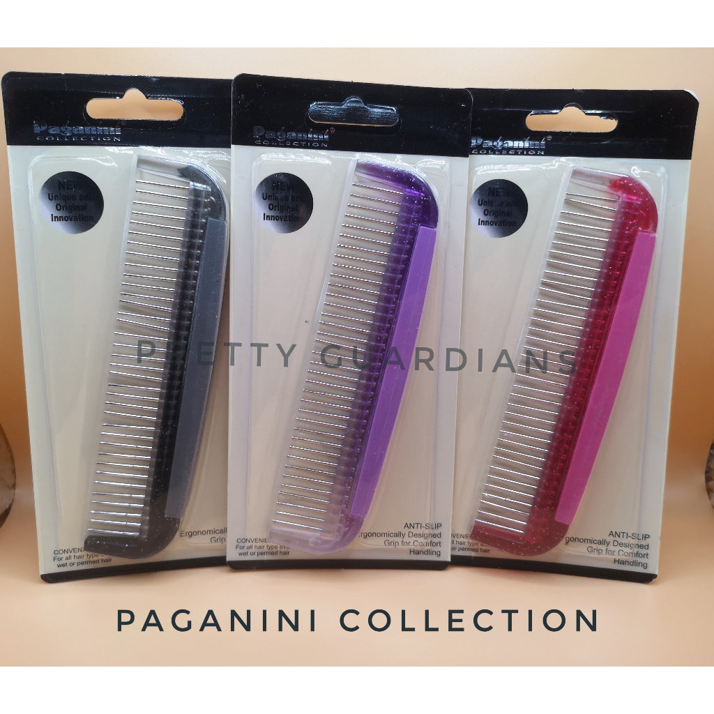 Glittered resin hair doctor, paganini Rotating Steel bristle hair comb ...