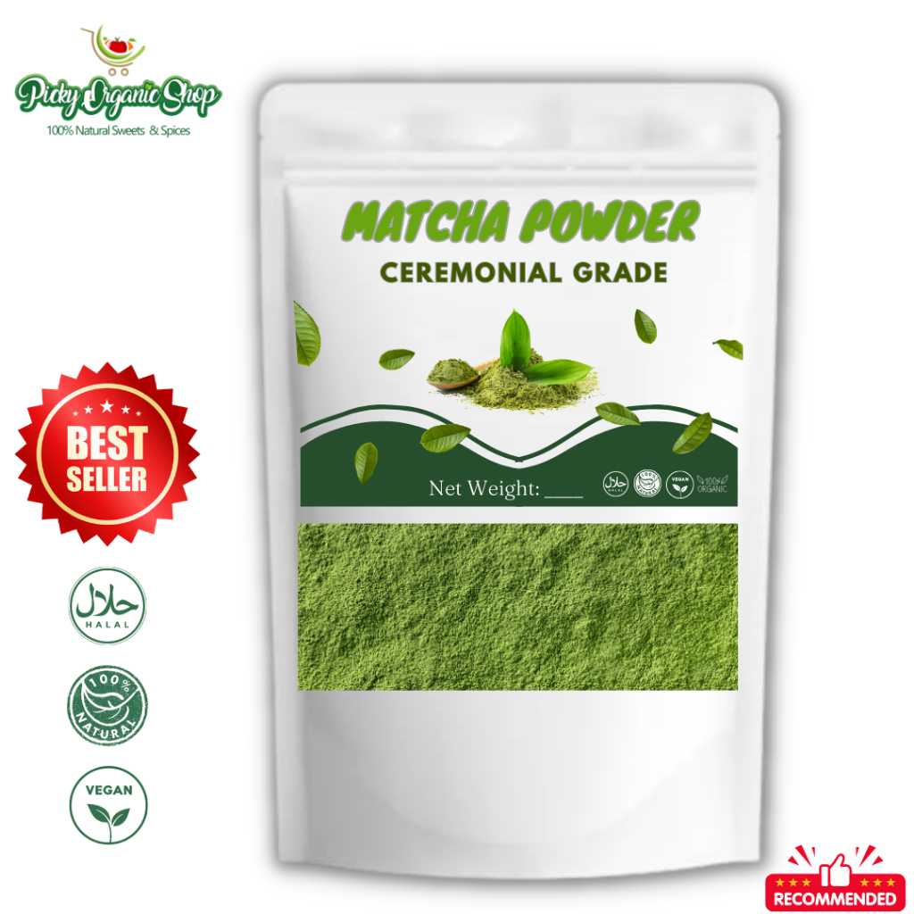 Pure Unsweetened Matcha Powder -Ceremonial Grade/Keto/Low Crab ...