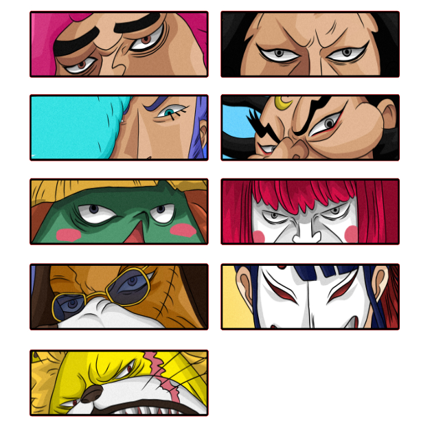 One Piece Eyes Waterproof Vinyl Sticker SOLD PER PIECE (Akazaya Nine ...