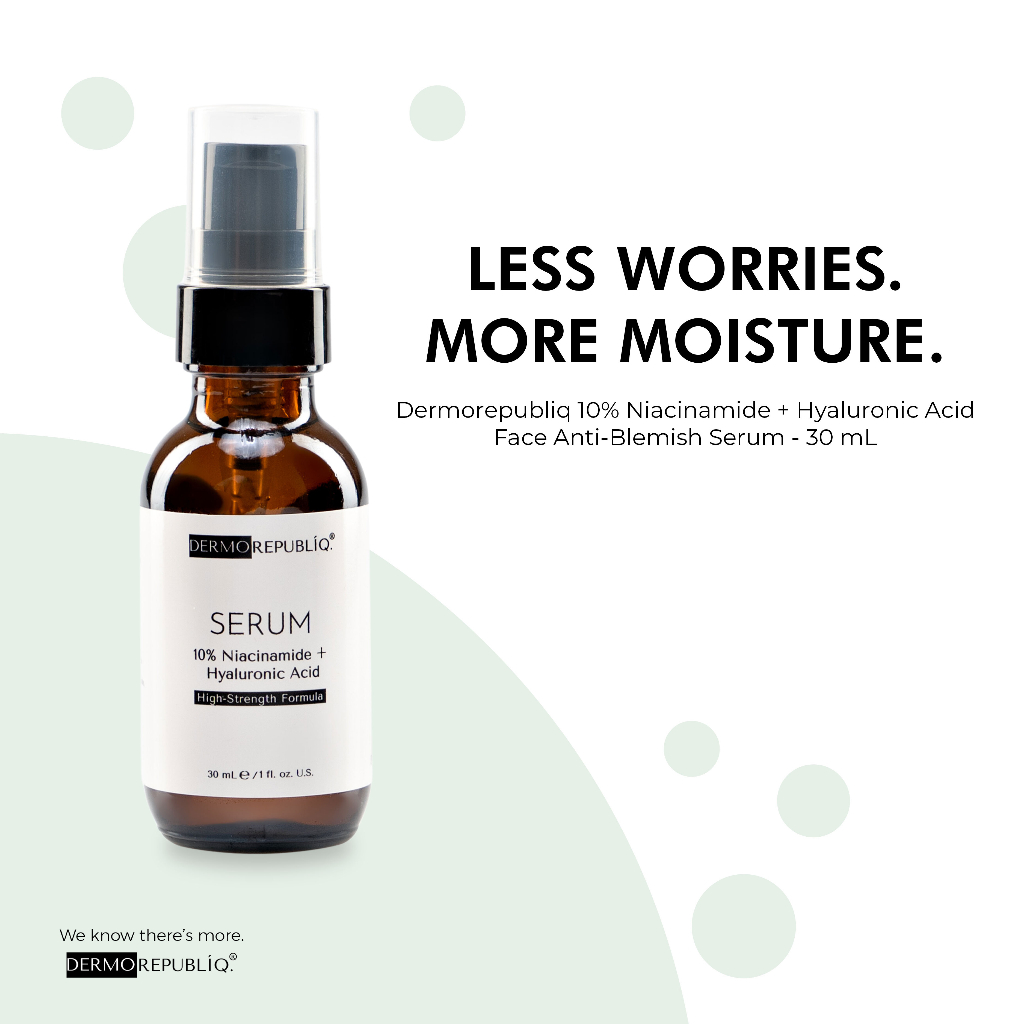Dermorepubliq 10% Niacinamide + Hyaluronic High-Strength Formula Serum ...