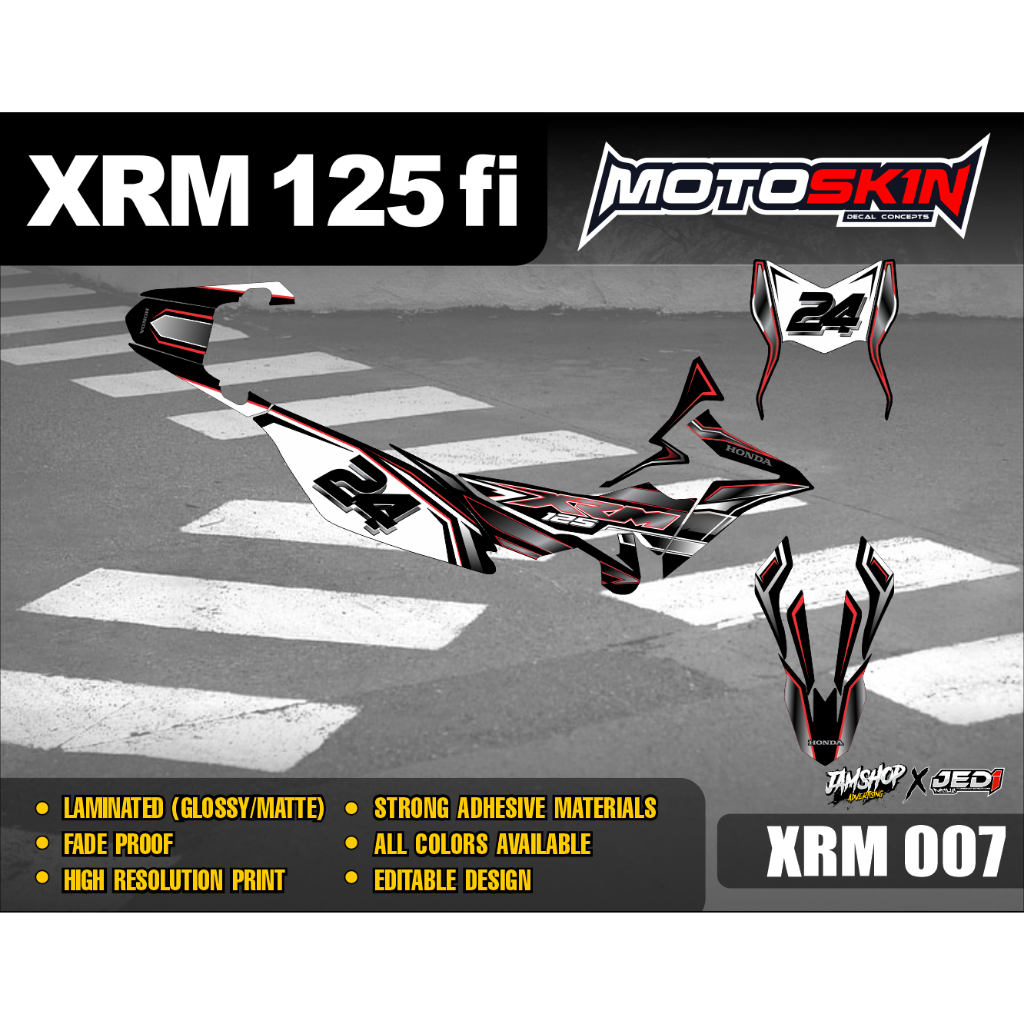 Honda XRM 125 FI Version 1 Full Decals Limited Edition | Shopee Philippines