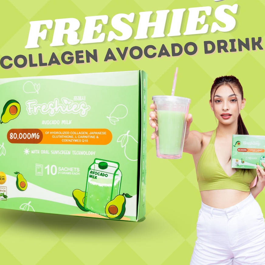 FRESHIES AVOCADO BY JUJU GLOW 10 SACHETS | Shopee Philippines