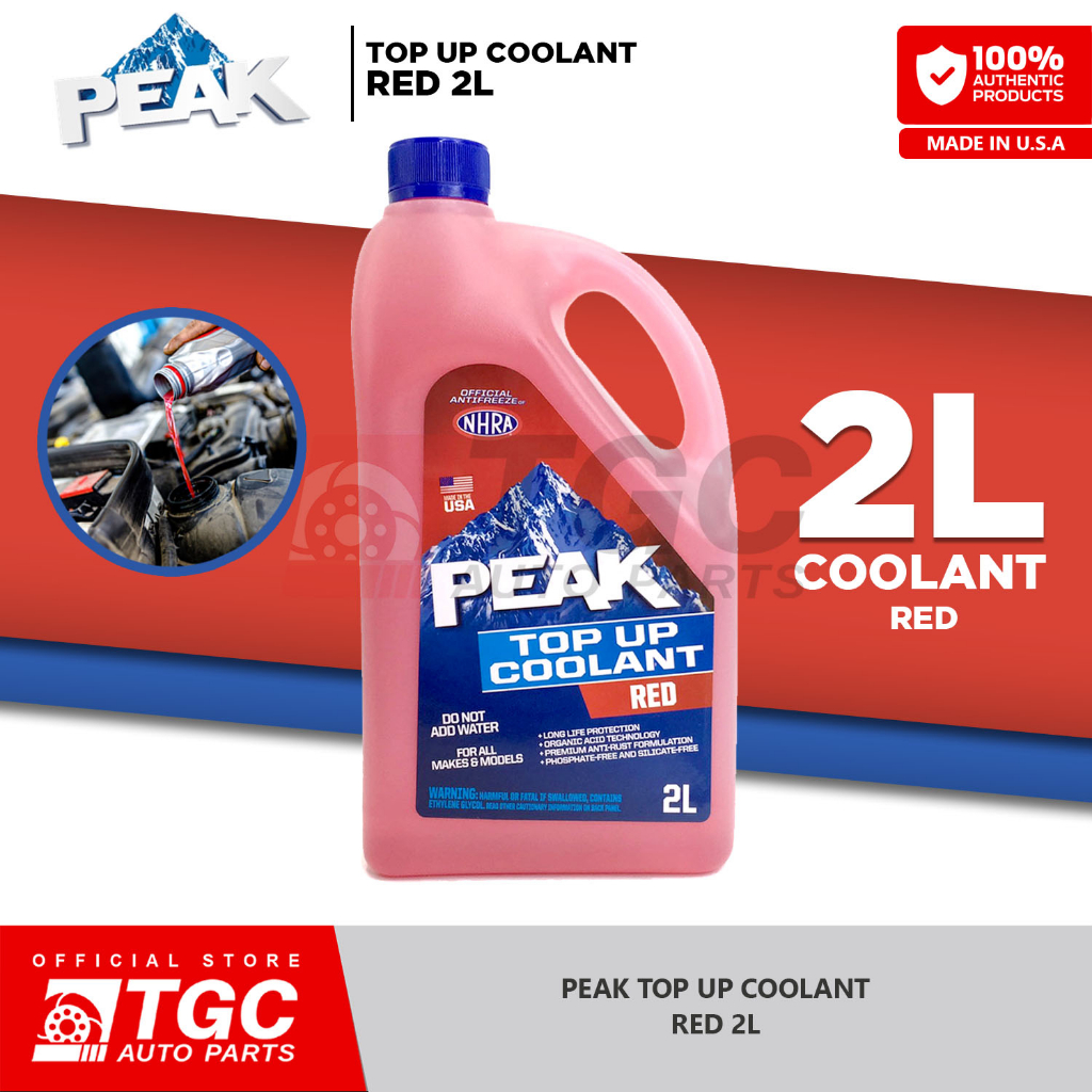 Peak Long Life Coolant Ready to use Anti-Freeze Pink 2L 2Liters -1pc ...