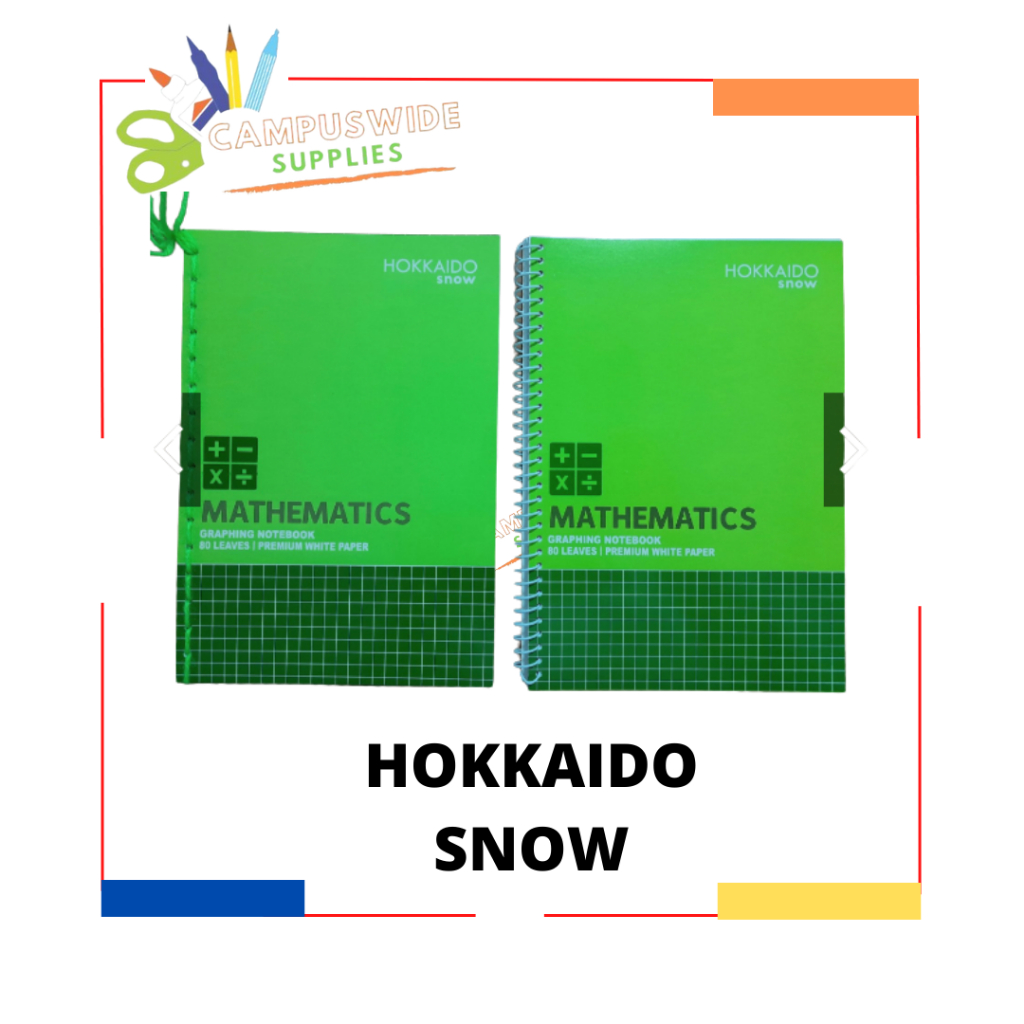 VANDA/HOKKAIDO - Math Notebook - 80 Leaves - (Sold per piece) | Shopee ...