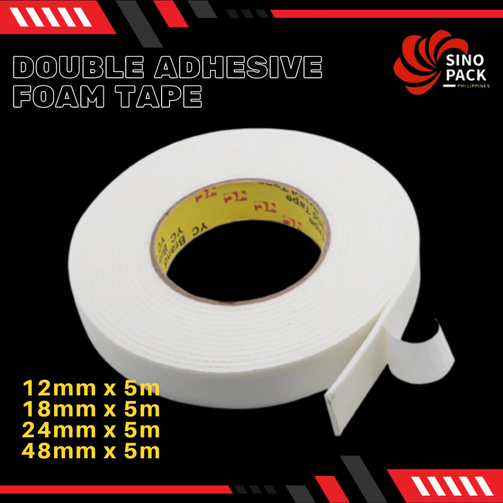 12/18/24/48 Mounting Tape Strong Double Sided Foam Tape for Multiple ...