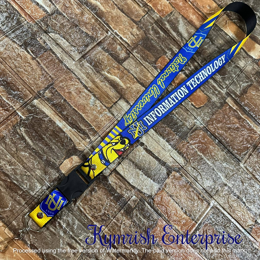 NU National University Bulldogs NU Bulldogs Design ID Lace Lanyards ...