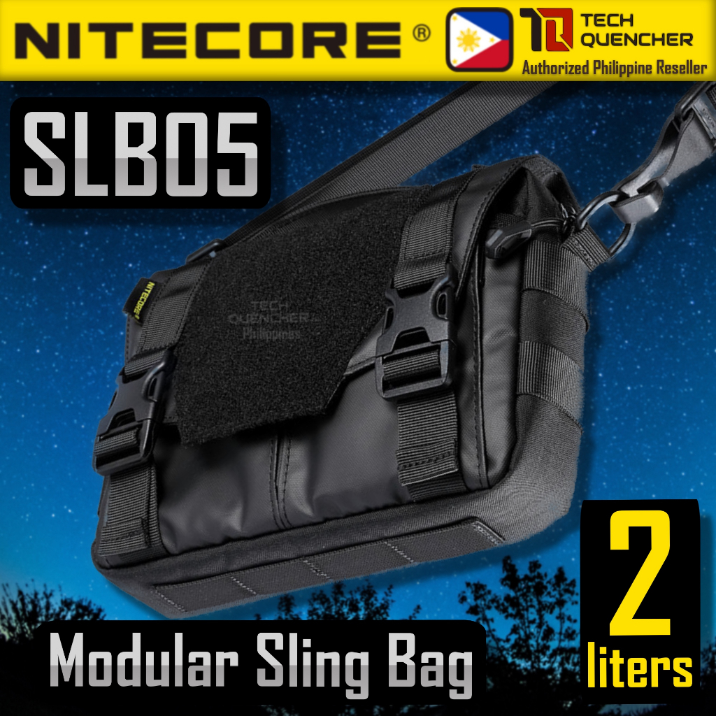 Nitecore SLB05 Sling Bag - Commuter Bag - 2L - Molle System - 500D ...