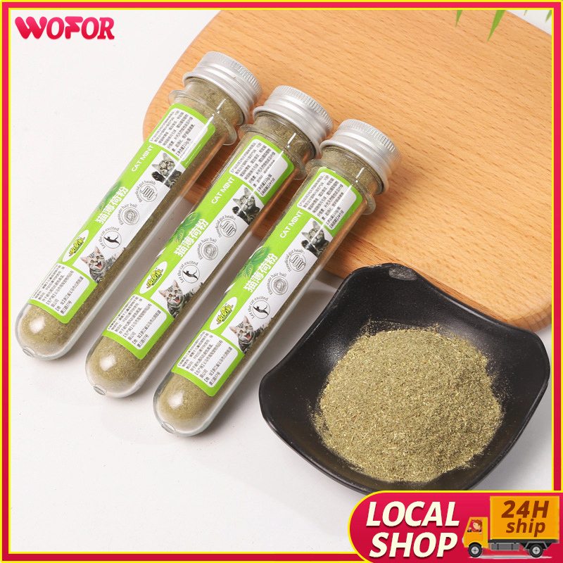 Catnip Powder Cat Treats Increase Appetite Eliminate Stress Cat Mint ...
