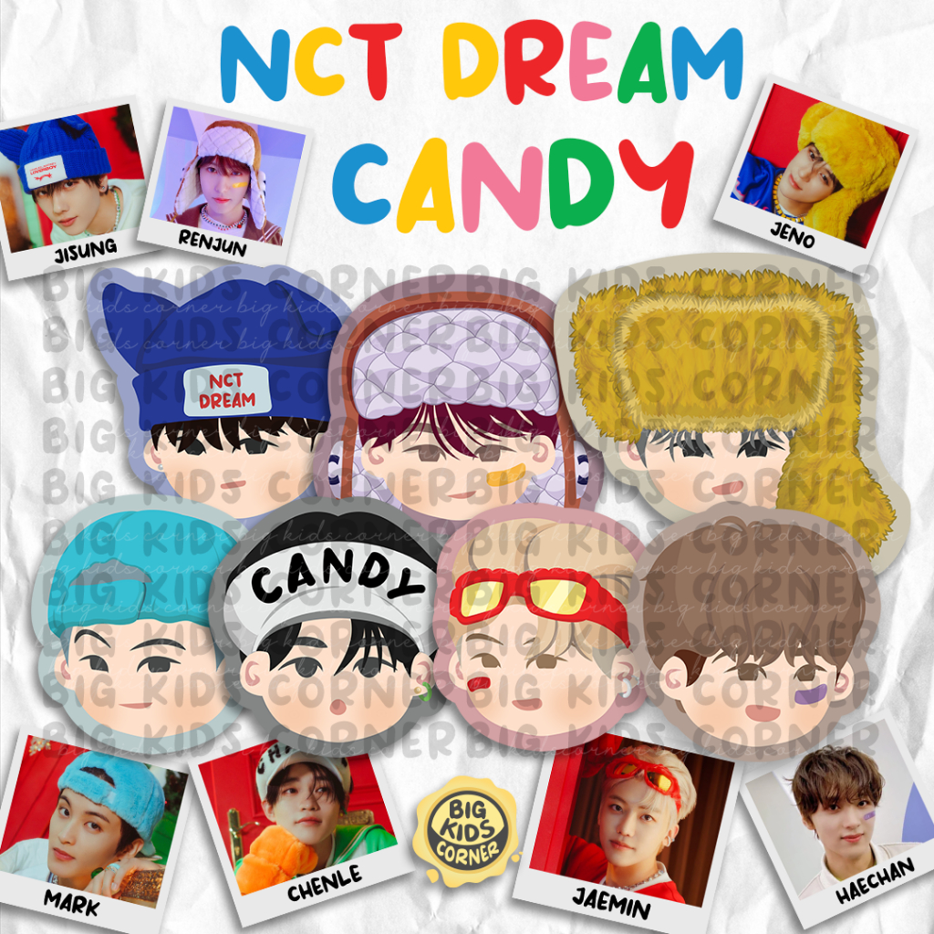 NCT Dream - Candy BUBBLEHEAD (Waterproof Stickers) | Big Kids Corner ...
