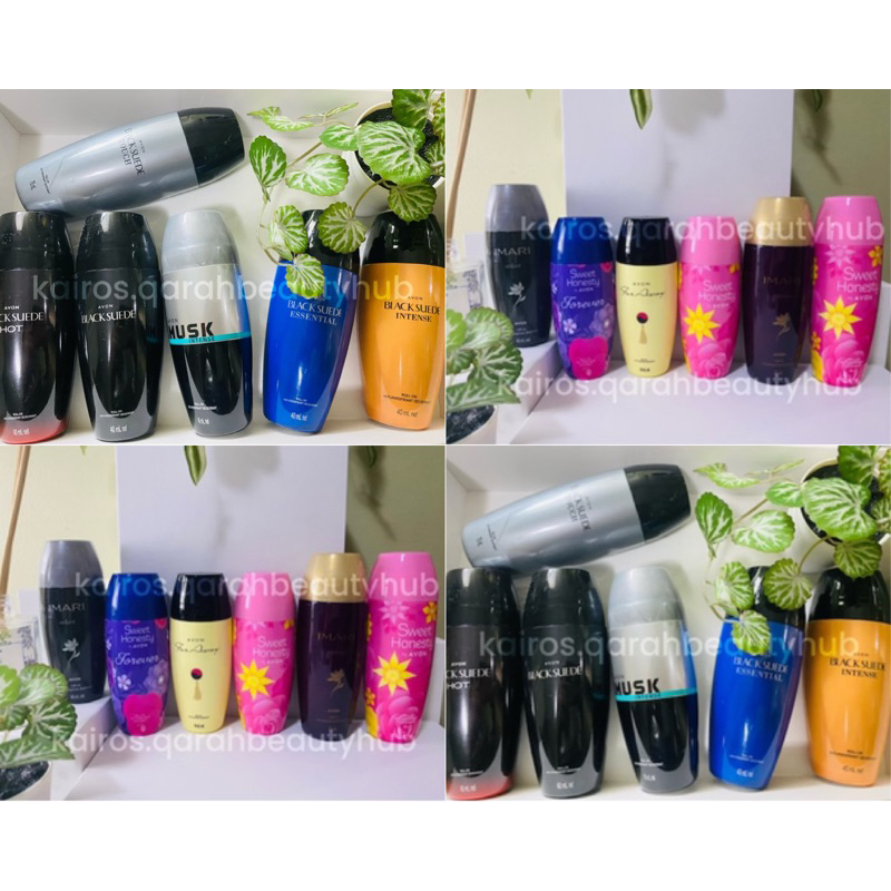 Avon Roll-On Fragrance deodorants musk for men forest interlude faraway ...