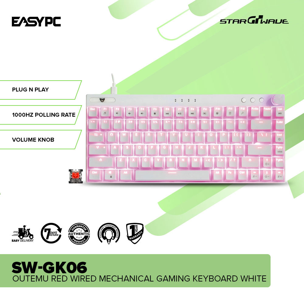 EasyPC | Starwave SW-GK06 84 keys Mechanical Keyboard | Shopee Philippines EasyPC | Starwave SW-GK06 84 keys Mechanical Keyboard | Shopee Philippines