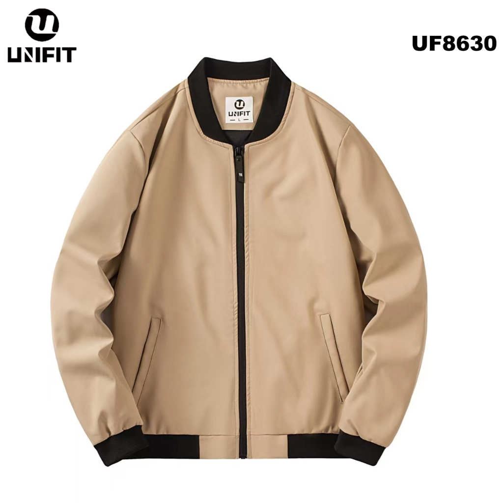 UNIFIT Varsity Jacket Fashion Casual Walker Bomber Jacket UF8630 | Shopee Philippines