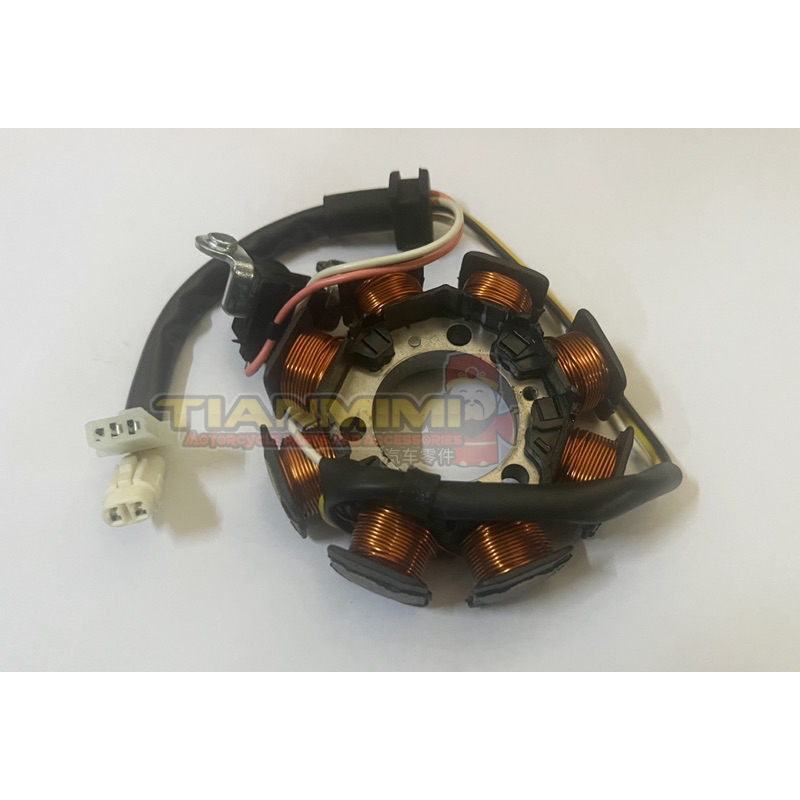 STATOR COIL ASSY YAMAHA YBR125 | XTZ125 8 COILS 5 WIRES | Shopee ...