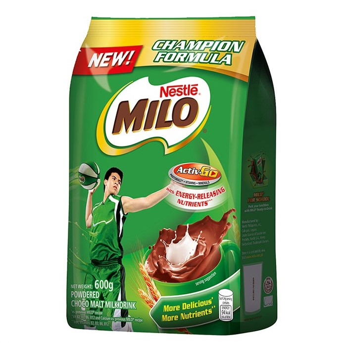 Milo Powdered Choco Malt Milk Drink 600g | Shopee Philippines