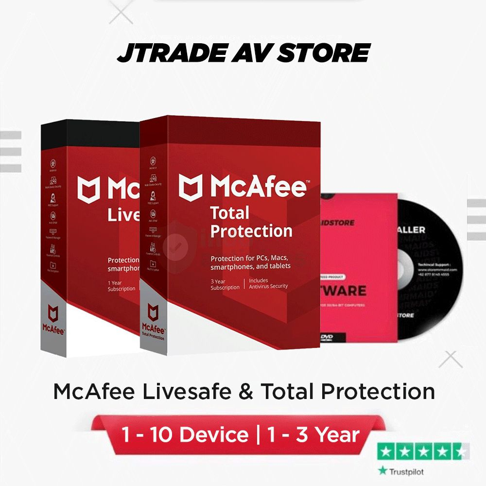 Genuine McAfee Total Protection and LiveSafe Antivirus | Shopee Philippines
