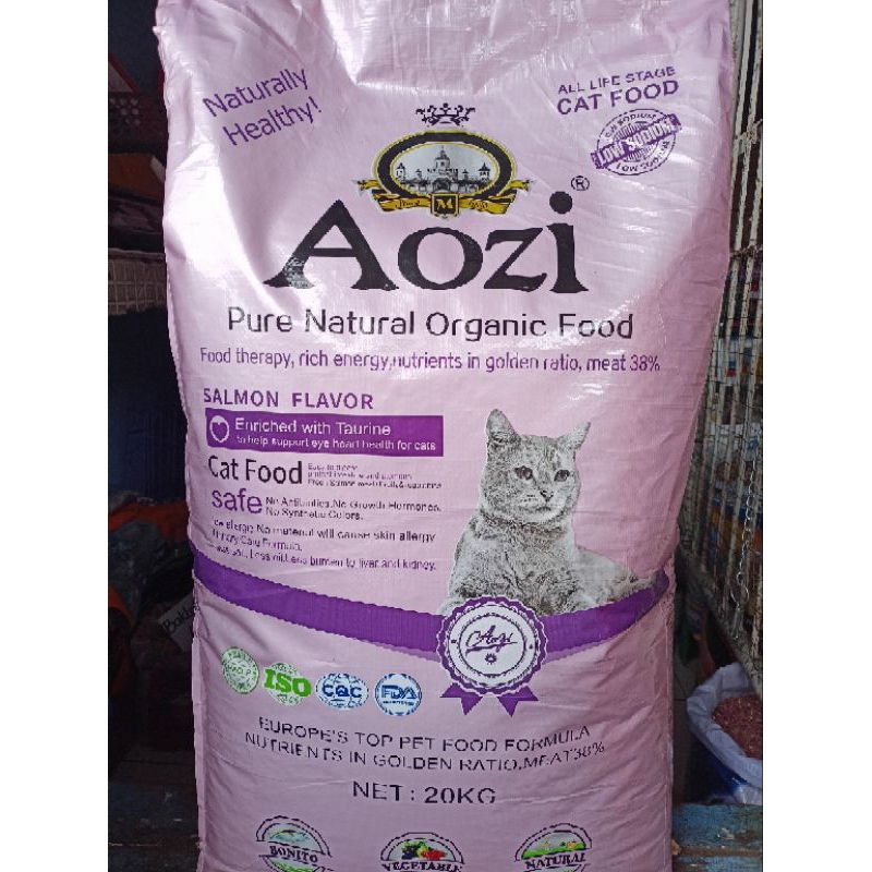 Aozi Cat Pure Natural Organic All Stage Cat Food Dry Food 500g1kg Shopee Philippines