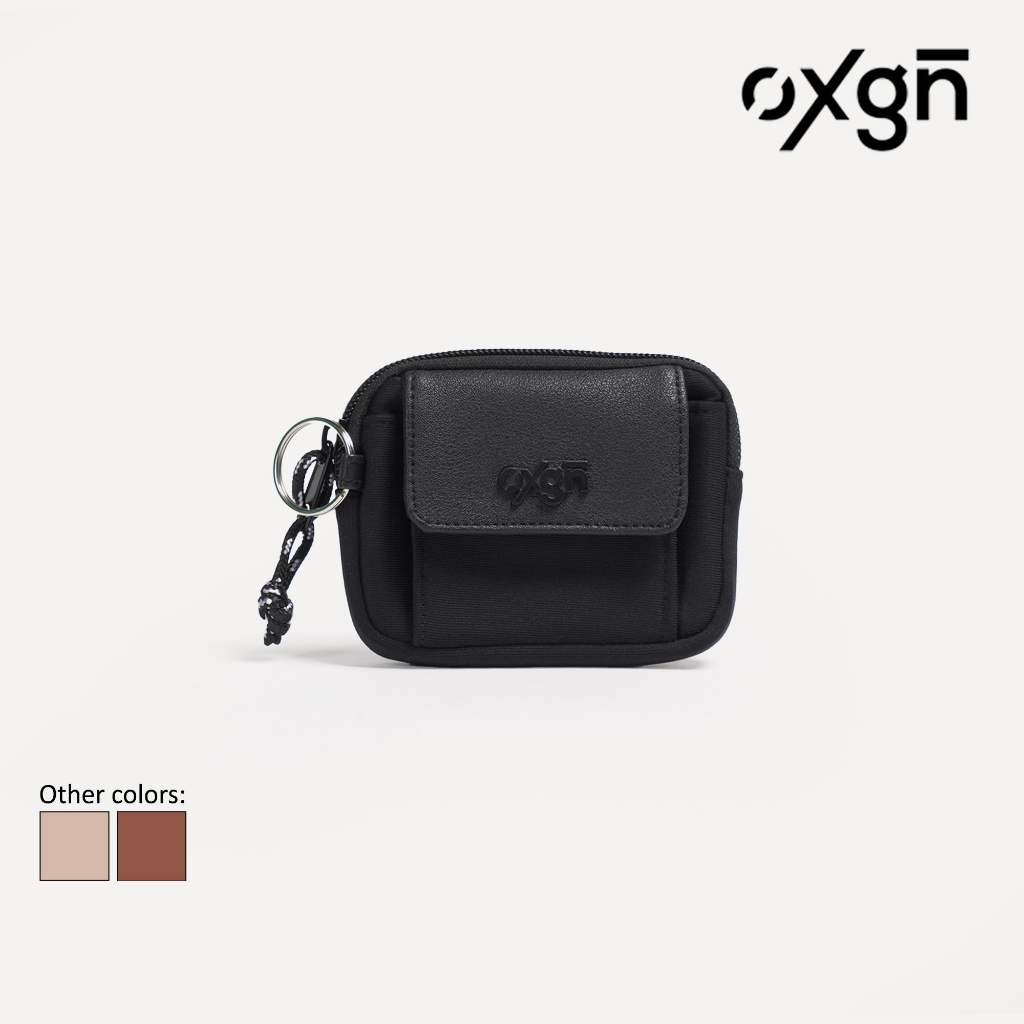 OXGN Coin Purse For Men And Women (Black/Deep Brown/Oatmilk) | Shopee ...