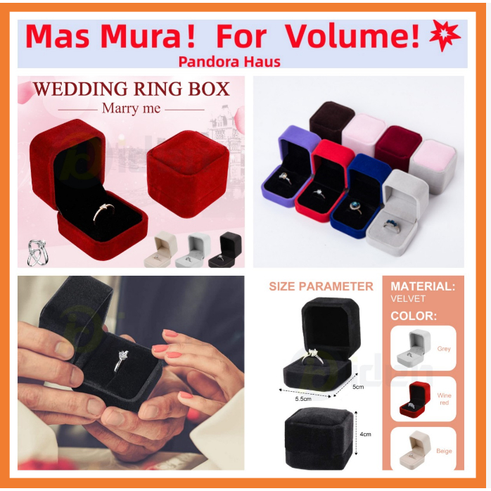 Jewelry Case Organizer Box Good for Proposal Engagement Wedding ...