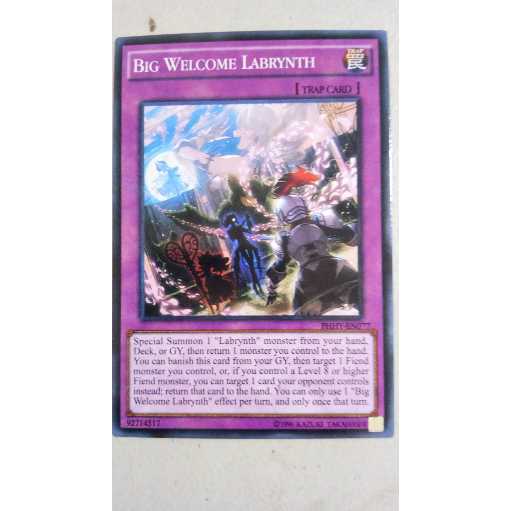 Big Welcome Labrynth Yugioh [CLASS A] | Shopee Philippines