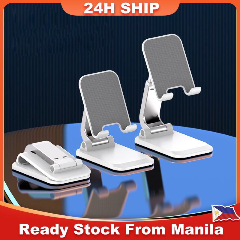 Universal Desktop Cellphone Holder Foldable Telescopic Adjustable Angle ...