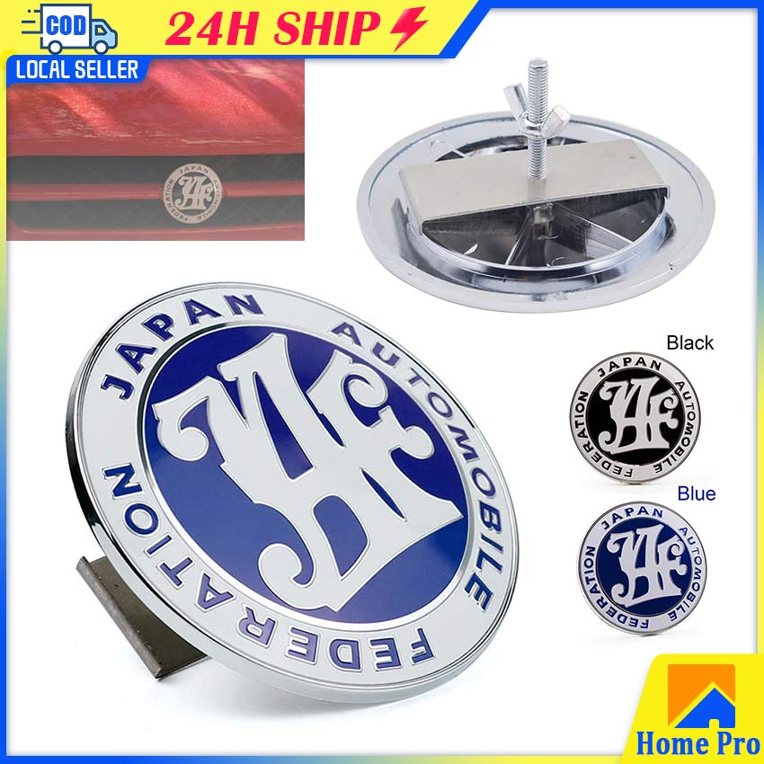 3D JAF Badge Logo Sticker Metal Decals JDM Universal Car Japan ...