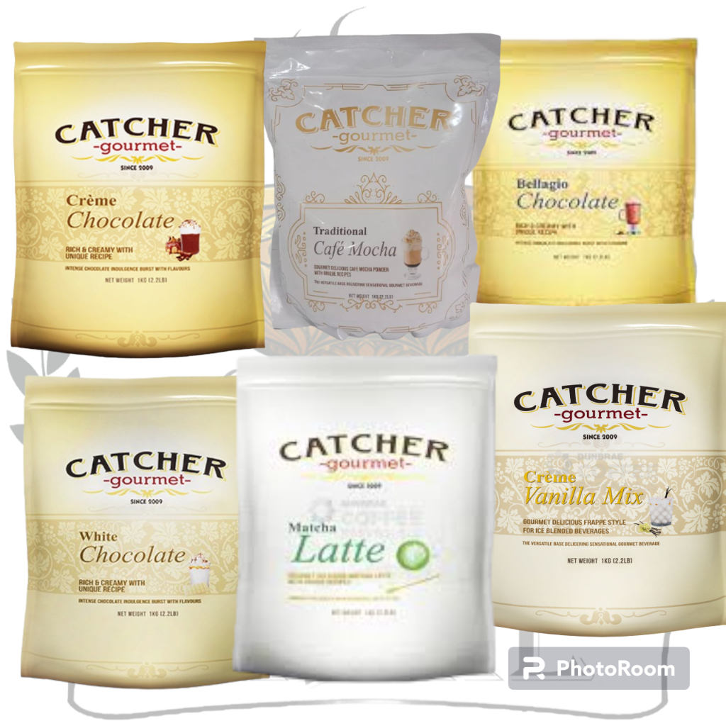Catcher Gourmet Powder 1KG – Various Flavors for Frappe, Milk Tea ...