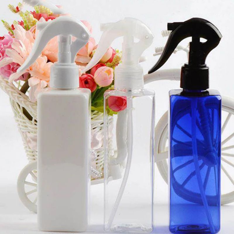250ml Boston Trigger Mist Spray Rectangular Shaped Plastic bottle with ...