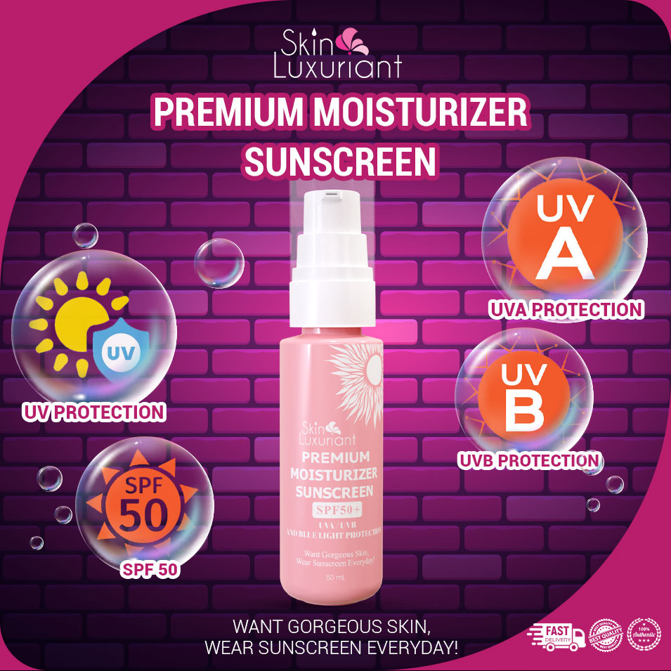 Skin Luxuriant Premium Moisturizer SPF50 (Probiotics, Niacinamide ...