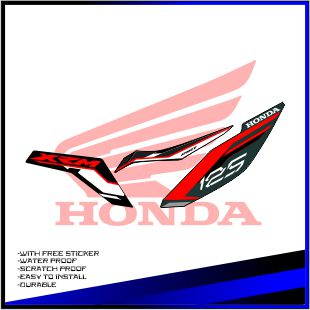 XRM Fi 125 (new) stock sticker decals | Shopee Philippines