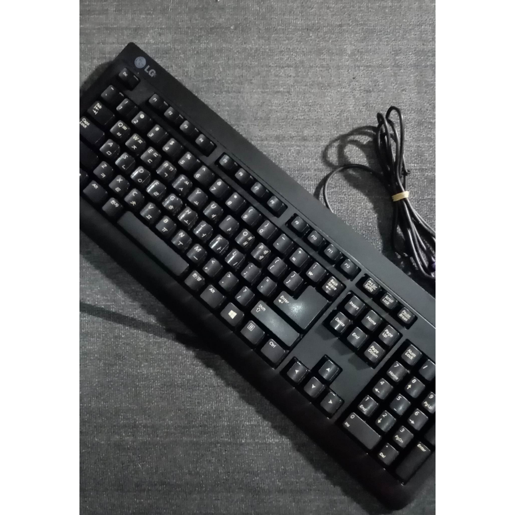 Original Retro LG PS2 Black keyboard | Shopee Philippines