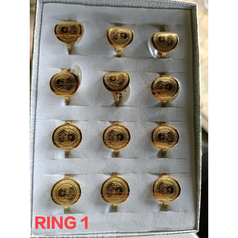 ST. PADRE PIO RING..(1pc. only) | Shopee Philippines