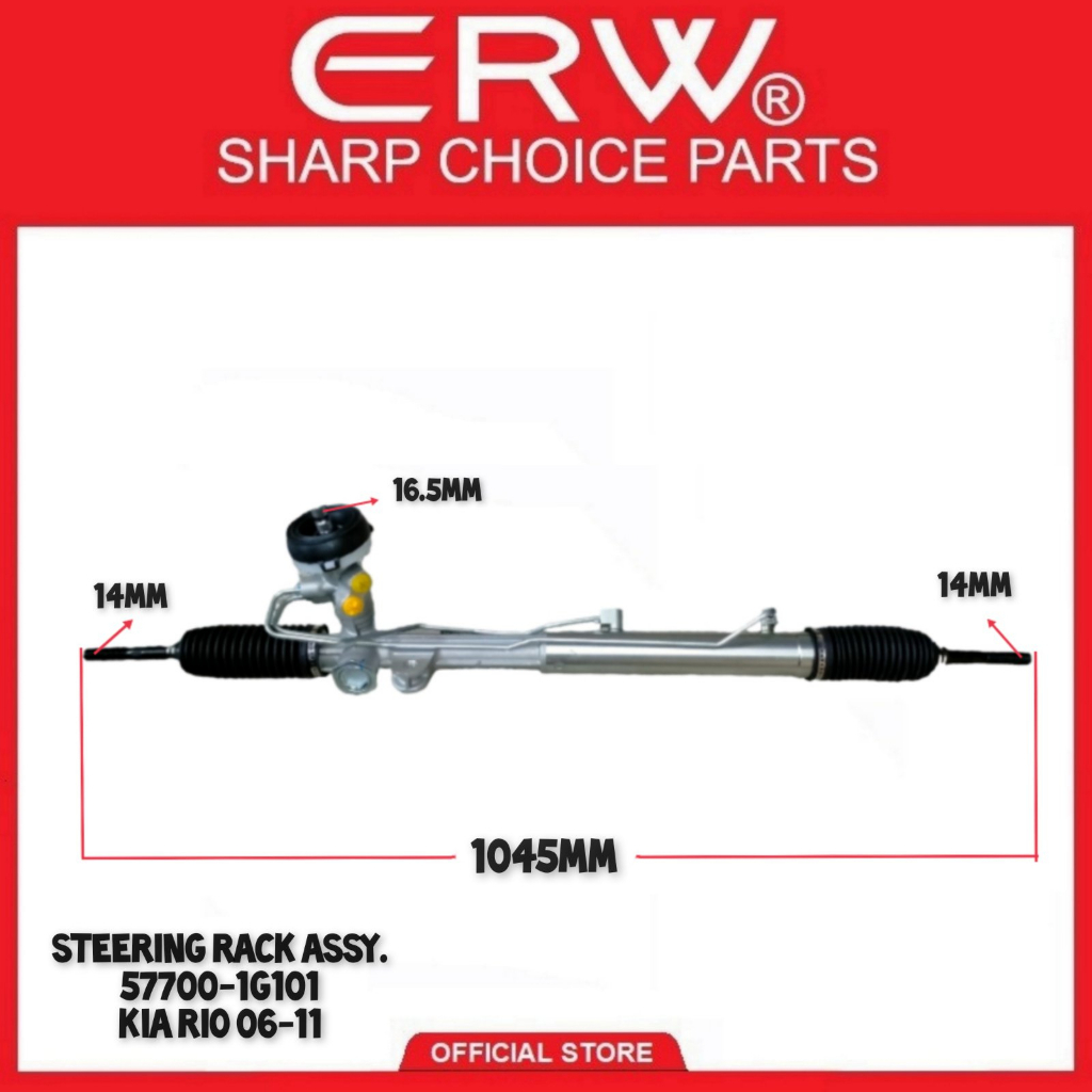 STEERING RACK ASSEMBLY Replacement part no:.( 57700-1G101 / 1G000 ) KIA ...