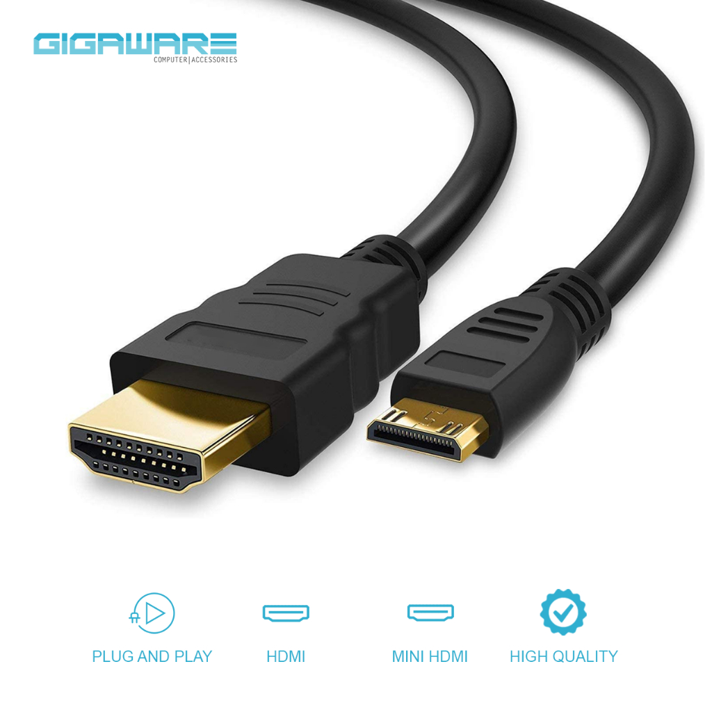 Gigaware Mini HDMI To HDMI Cable Male To Male 1080P HD Cable 1.5M Cable ...