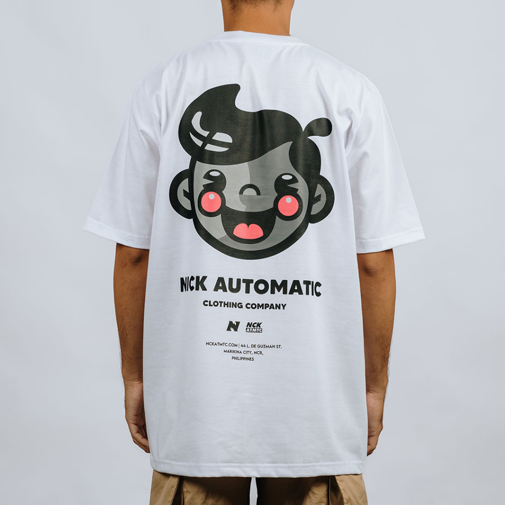 Nick Automatic "HKL V3" White T-shirt | Shopee Philippines