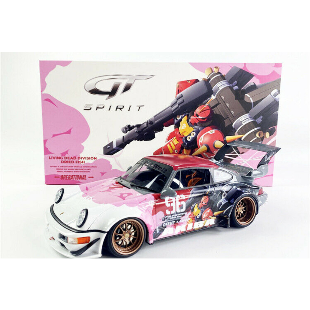 AUTHENTIC 1/18 GT Spirit Porsche 911 964 RWB AKIBA Resin Car Model ...